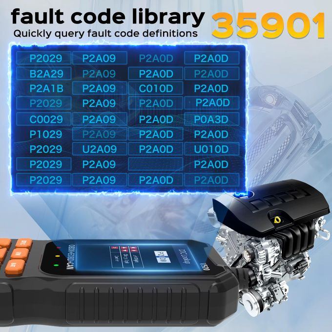 Generic Diagnostic de Scanner de voiture OBD2,lecteur de Code de défaut ...