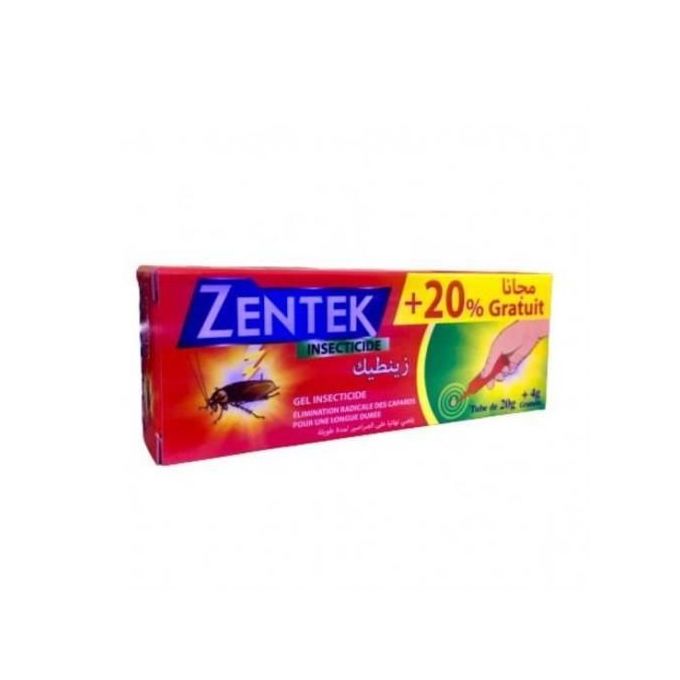 Zentek Gel insecticide élimination radicale des cafards + 20% à prix ...