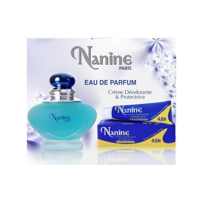 Nanine Paris Eau De Parfum (100ml)+Crème Déodorante et protectrice(30ml ...