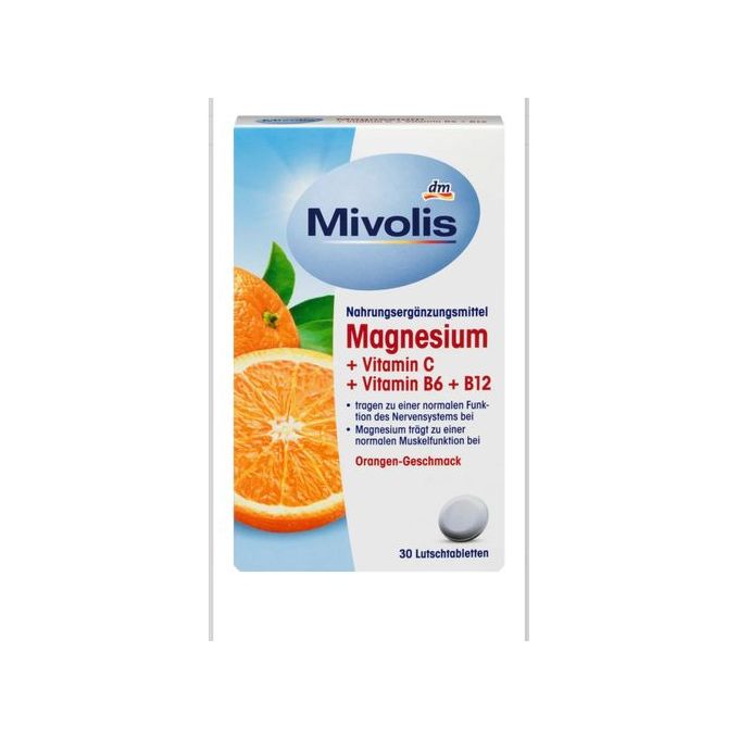 Dm Magnésium +Vitamine C +Vitamine B6 et B12, 30 Comprimés, 45g, Dm ...
