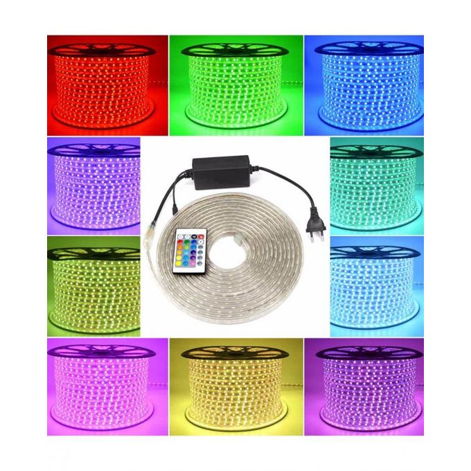 Neon 20M LED strip light Multicolor 5050 SMD Waterproof 220V Neon 10mm ...