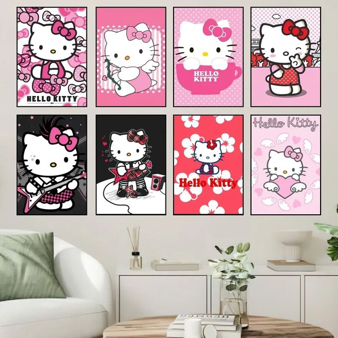 Generic 8 Poster A5 MINISO Poster Hello Kitty à prix pas cher | Jumia Maroc