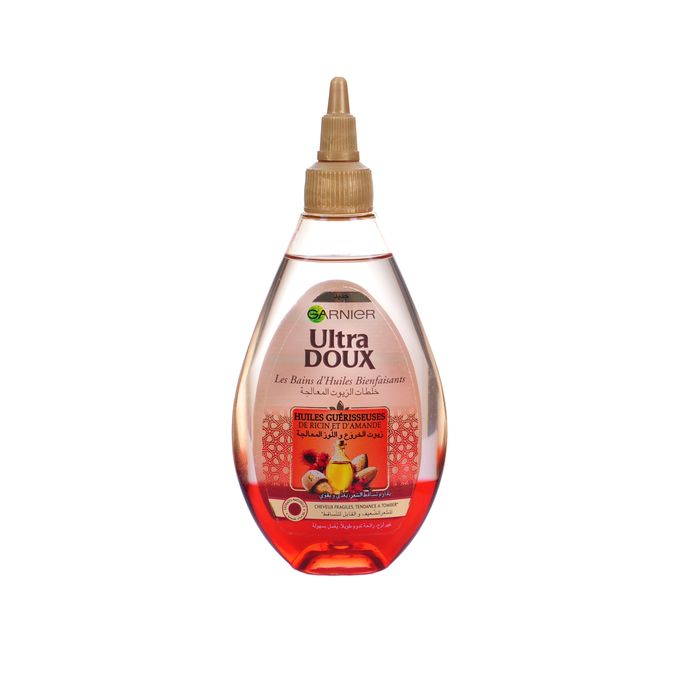 Garnier Ultra Doux Soin Cheveux Huile Biphase Almond And Castor 140ml à