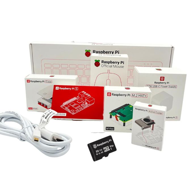 Raspberry Pi Kit starter Plus Raspberry Pi5 + M.2 Hat+ | جوميا المغرب