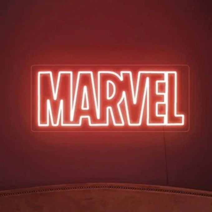 Generic MARVEL Neon Signs For Wall Decor Letter Led Lights Gamer Room ...