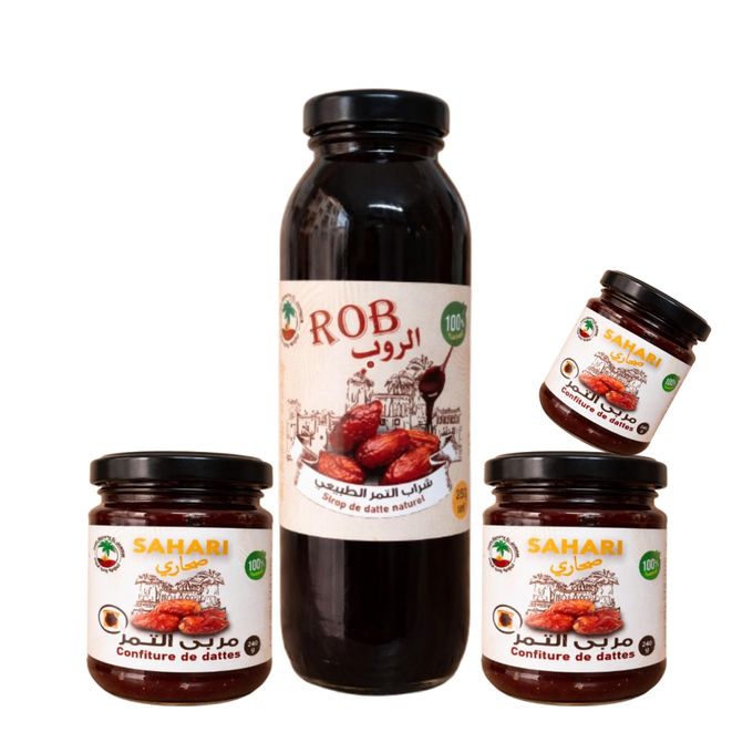 Domaine De Sahari Pack Naturel de Dattes – Sirop de Dattes & Confiture ...