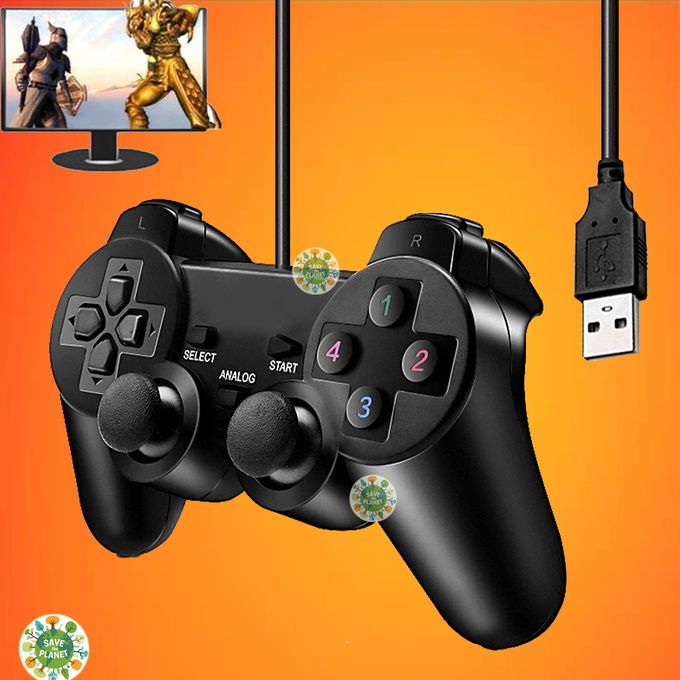Generic Manette controleur USB pour PC Manette De Jeu Filaire USB pour ...