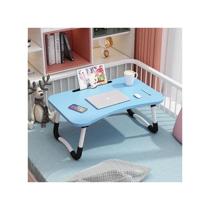 Generic PACK 2 Tables Pliable 1 Noir ET 1 Bleu Pleusieurs Utilisations ...