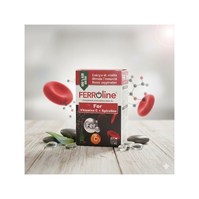 Cmc Pharma FERROline Complément Alimentaire Fer + Vitamine C ...