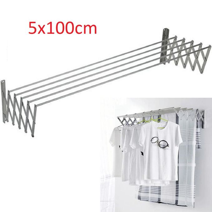 Generic Séche Linge Extensible avec 5 barres Aluminium à