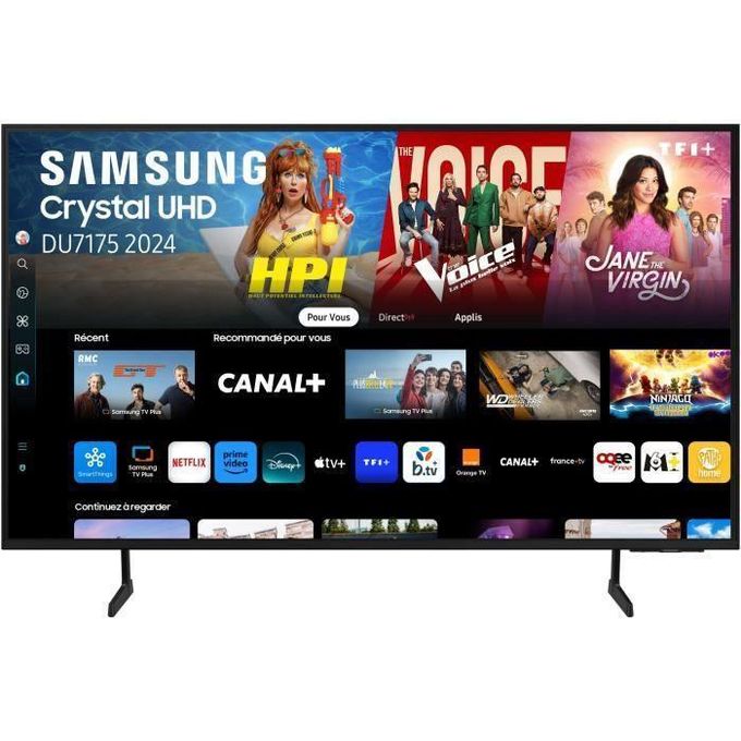 Samsung TV LED 43'' (109 cm) - Crystal 4K UHD 3840x2160 - HDR10 ...