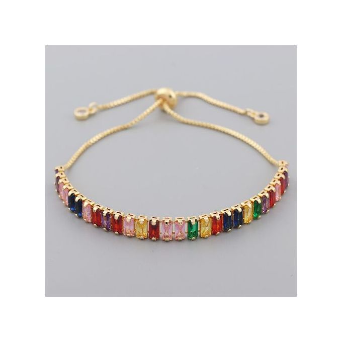 Generic bracelet femme acier inoxydable élégant en couleurs - colorée à ...