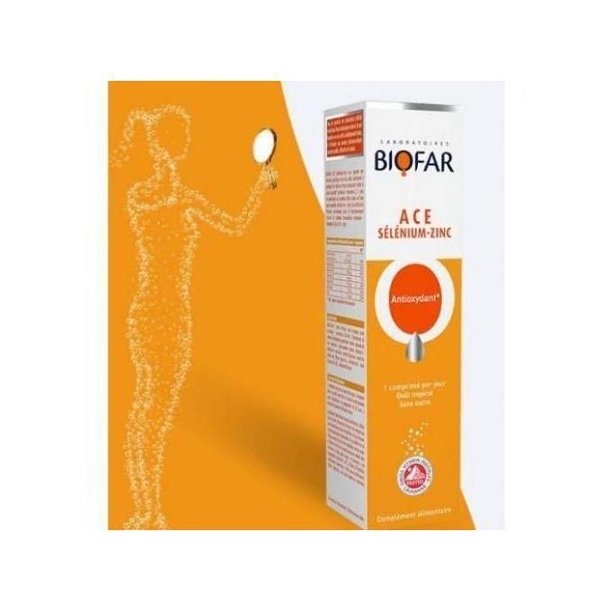 Biofar Ace Sélénium-Zinc - Complexe Anti-Oxydant - 20 Comprimes ...