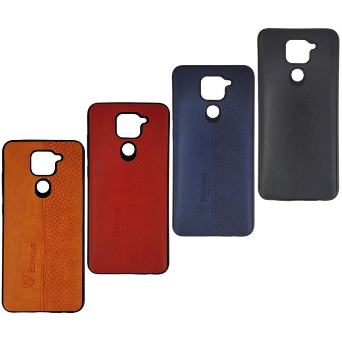 Generic Pack 4 Pochettes silicone pour Redmi Note 9 Noir