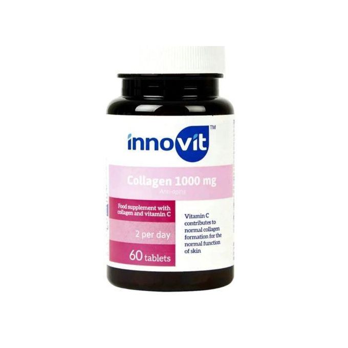INNOVIT Collagène avec Vitamine C 1000mg - 60 Tablettes à