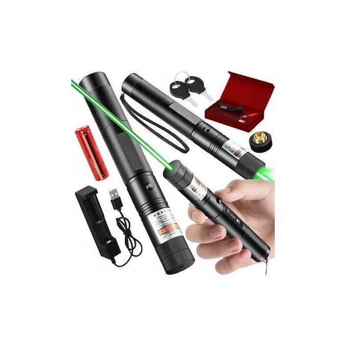 Generic Stylo laser vert pro avec filtre Star et recharge