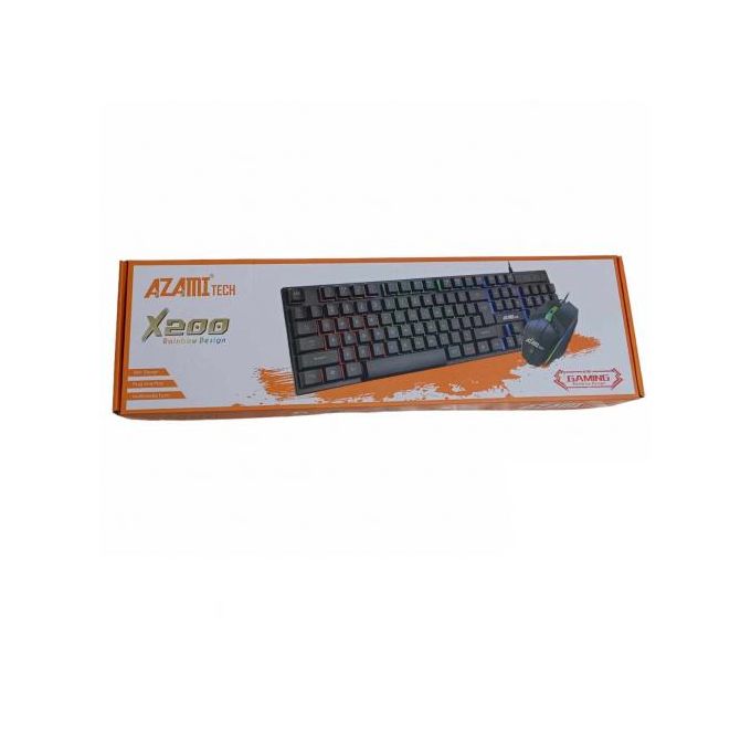 Azami Tech clavier et souris - pack gaming - style élégant - Français ...