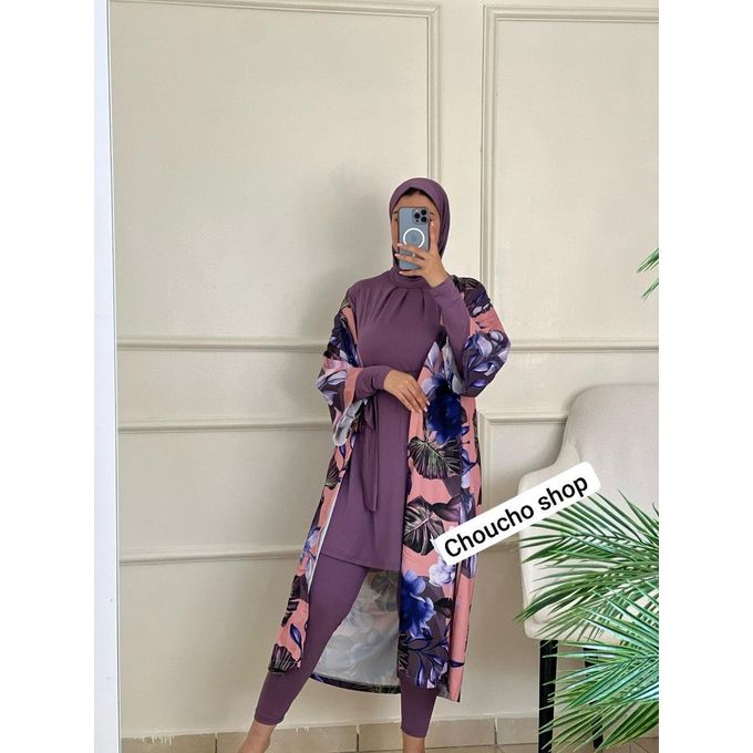 Generic Burkini Hijab 5pièces à prix pas cher