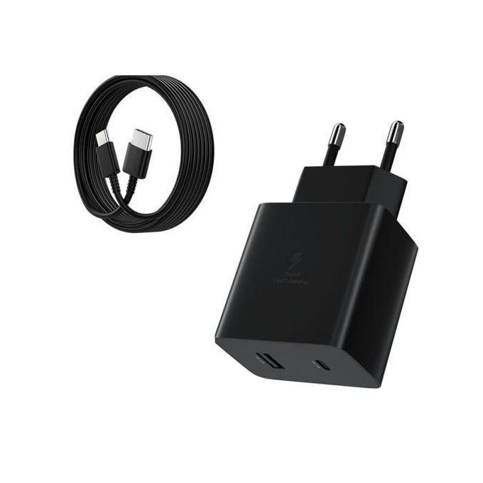 Samsung Chargeur Adaptateur 35W Super rapide Port PD type-c 35W + Port ...